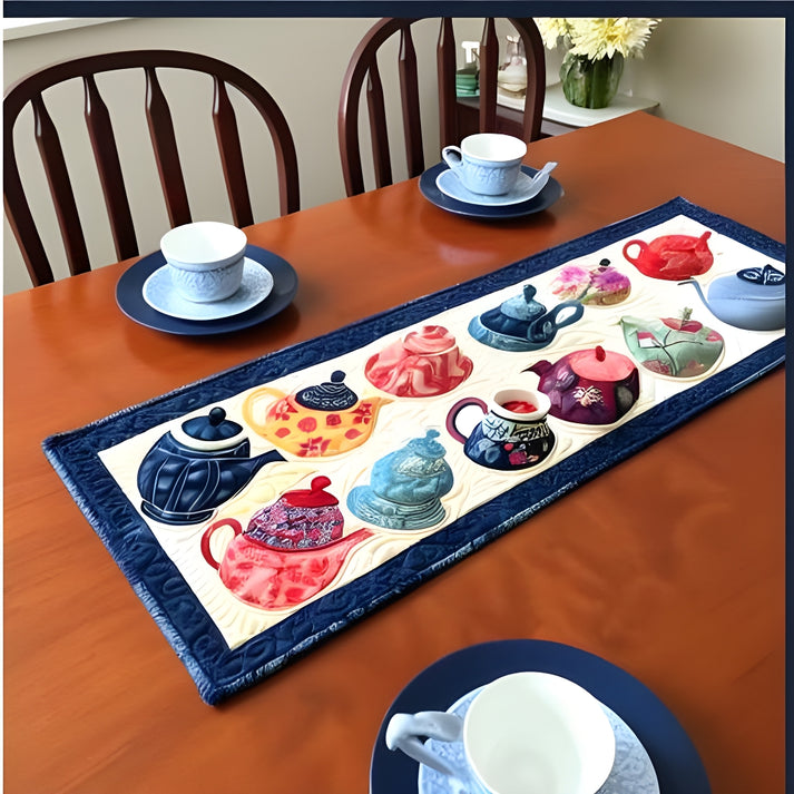 Teapot Parade Quilt Pattern – Lovely Quilt