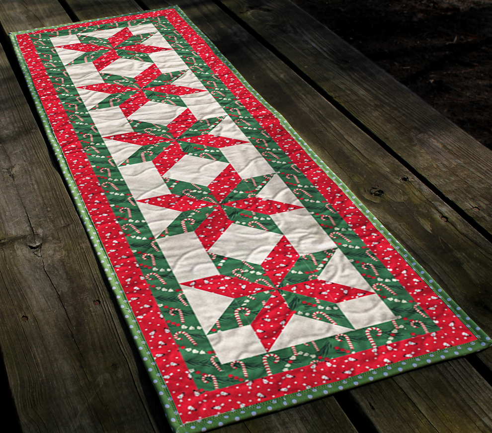 Candy Cane Stars Quilt Pattern – Lovely Quilt